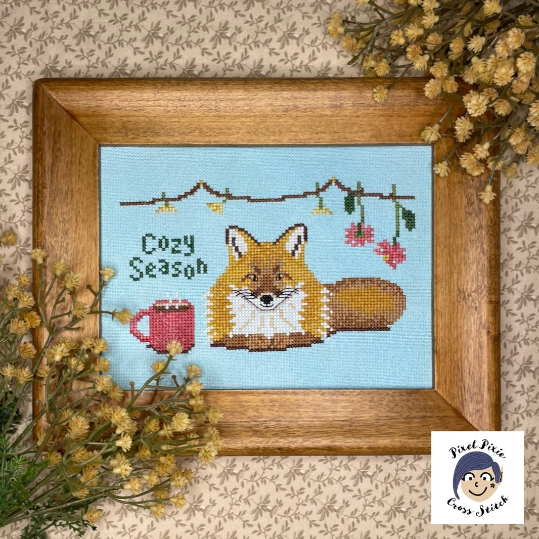 Cozy Fox - Pixie Pixel | Under The Sea Fabrics