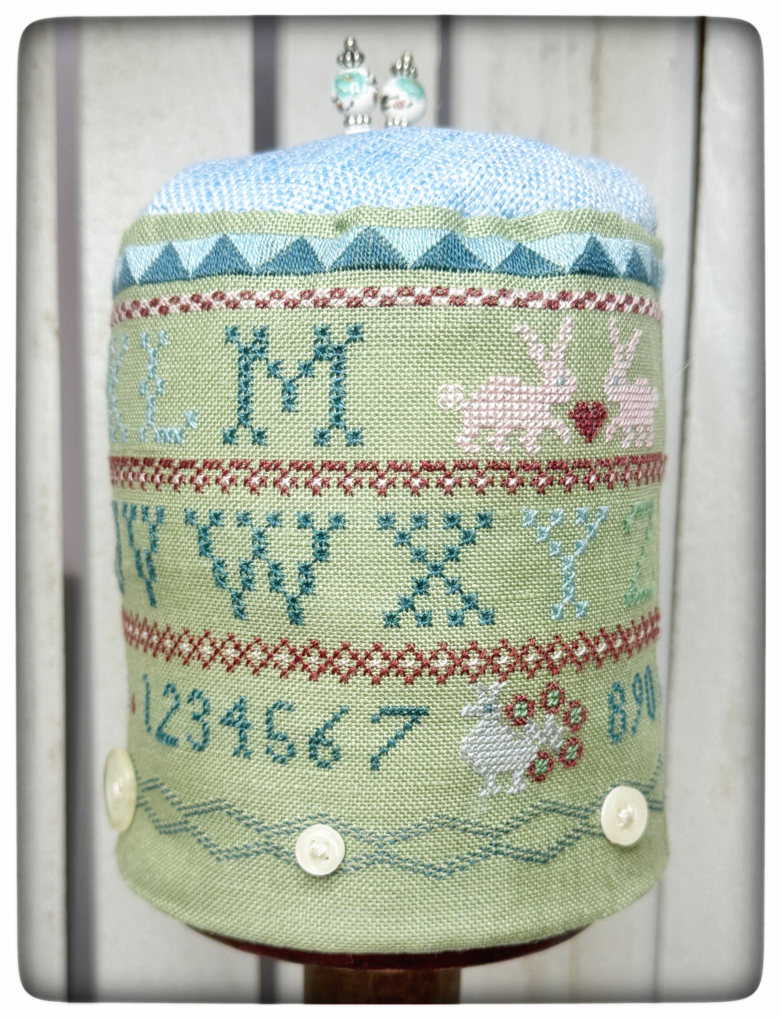 Royal Band Sampler Pin Drum - Elegant Thread | Under The Sea Fabrics