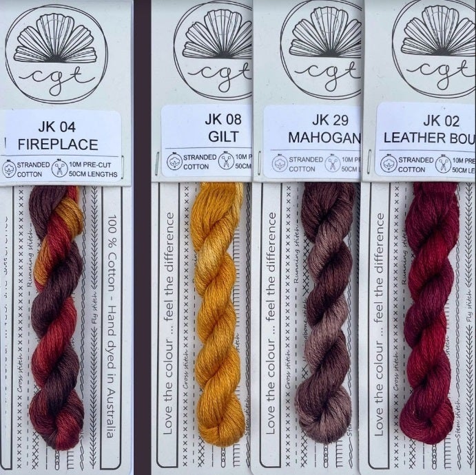 Fireplace Thread Pack from Cottage Garden Threads | Under The Sea Fabrics